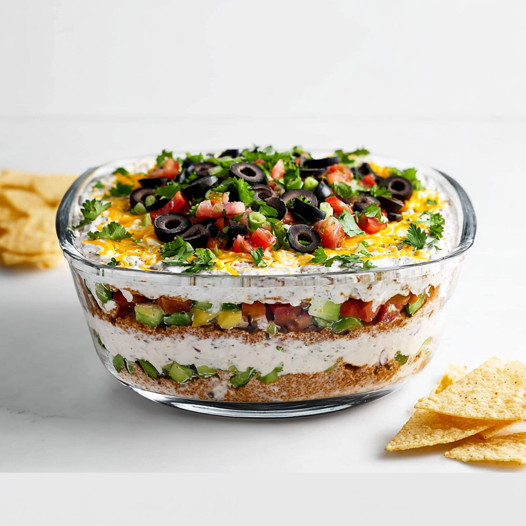 7 Layer Dip – The Ultimate Party Appetizer Recipe (Quick & Delicious)