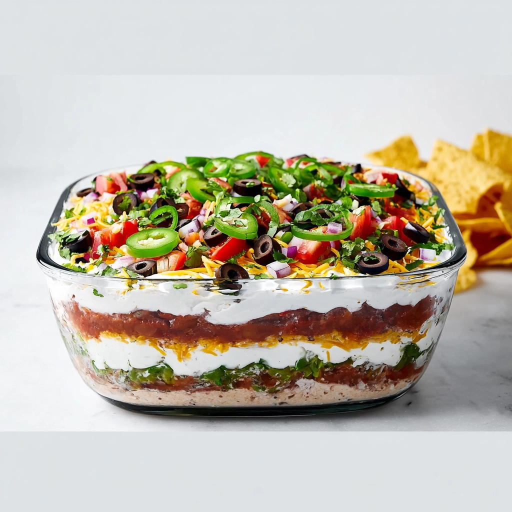 7 Layer Dip – The Ultimate Party Appetizer Recipe (Quick & Delicious)